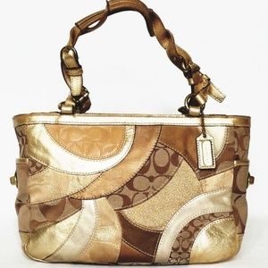Coach | Bags | Coach Patchwork In Gold | Poshmark